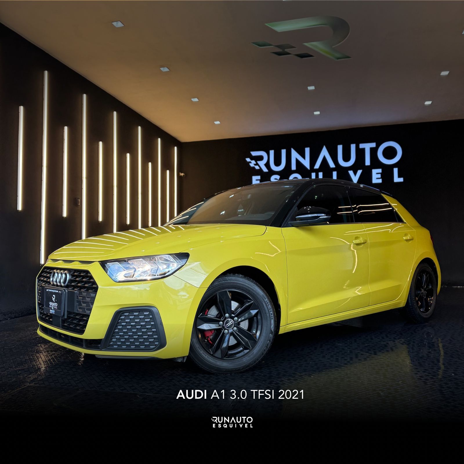 Audi A1 3.0 TFSI Amarillo año 2021 (CM0235) | RunAuto Esquivel®